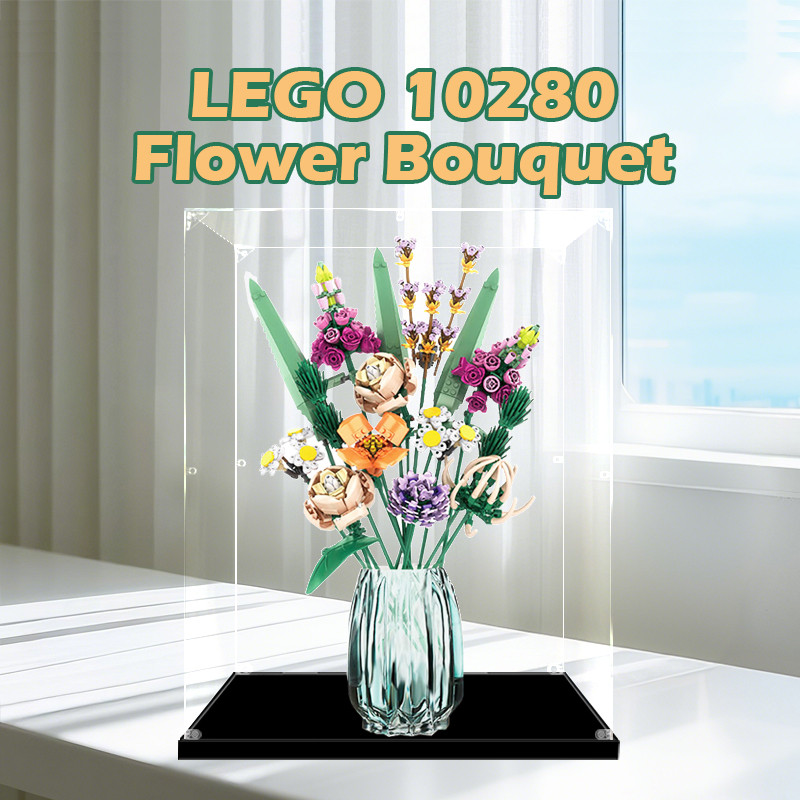 Lego Transparent Acrylic Display Box For Lego 10280 Flower Bouquet ...