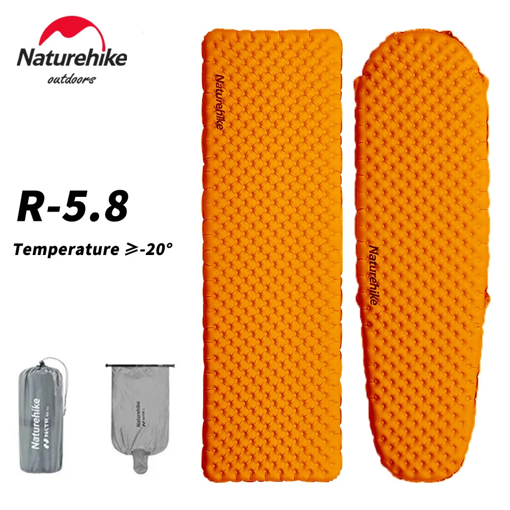 Naturehike Inflatable Mat Ultralight 5.8 High R Value Warm Sleeping Pad ...