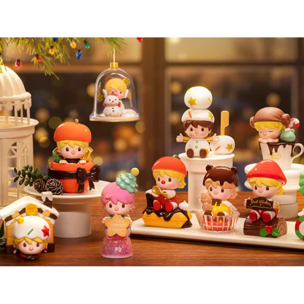 P POPMART POPMART Sweet Bean Fixed Grid Time Dessert Box Series Mystery ...