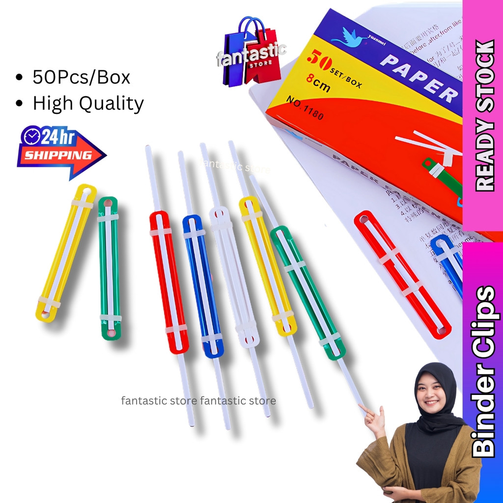 【𝗦𝗵𝗼𝗽𝗲𝗲 𝗖𝗵𝗼𝗶𝗰𝗲】 Kertas Binding Binder A4 Paper Document Fastener Clips ...