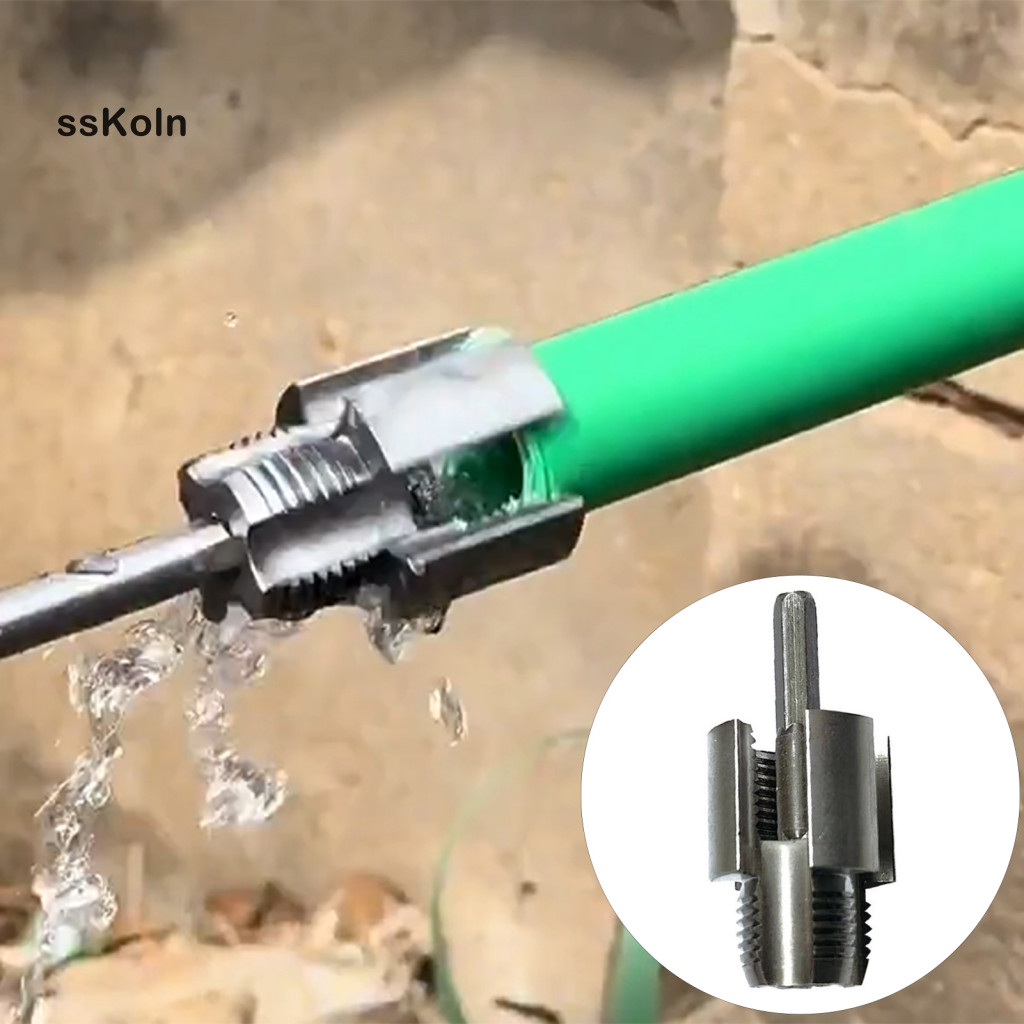 SSK_ Pipe Thread Cutting Tool Electric Pvc Pipe Threader Kit 2025 for ...