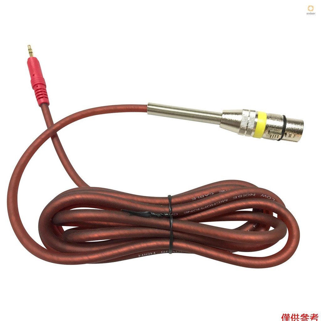 8.2ft 3.5mm Microphone Audio Cable XLR to 3.5mm Female Jack Condenser ...