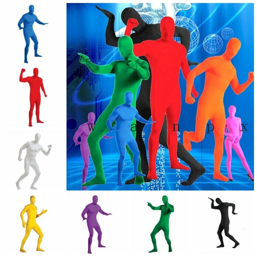 WANPX Kid Adult Zentai, Invisibility Cloak Jumpsuit Full Body Suit ...
