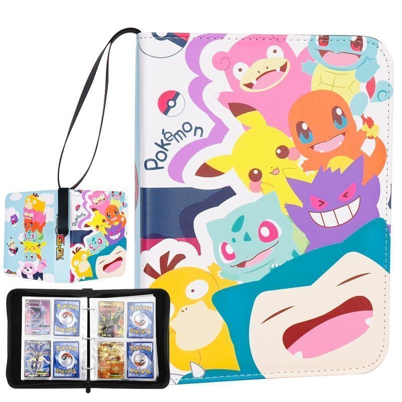 [High Transparency Inner Page] PTCG Pokémon Card Book Collection Book Four Grids Jiugongge ...