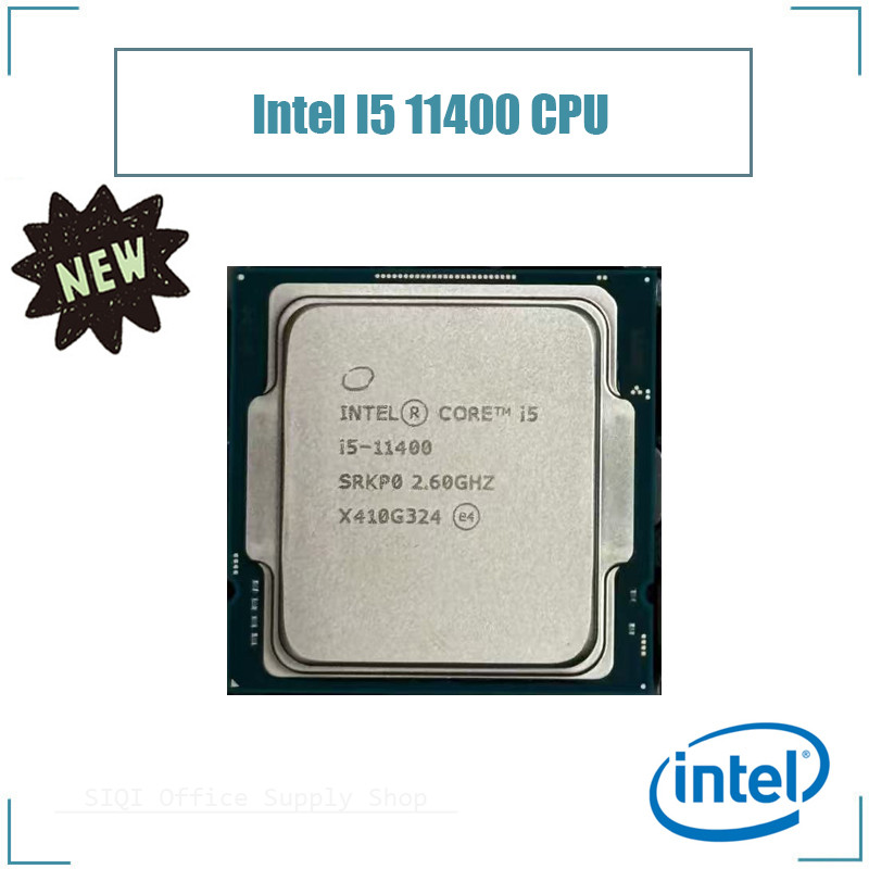 Intel Core I5 11400 CPU Motherboard Supported Cpu LGA1200 Hexa-core 2.6GHz Processor | Shopee ...