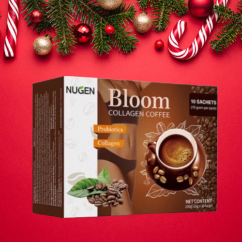 NUGEN Bloom Collagen Coffee 100% Robusta 100g 10 Sachets | Shopee Malaysia
