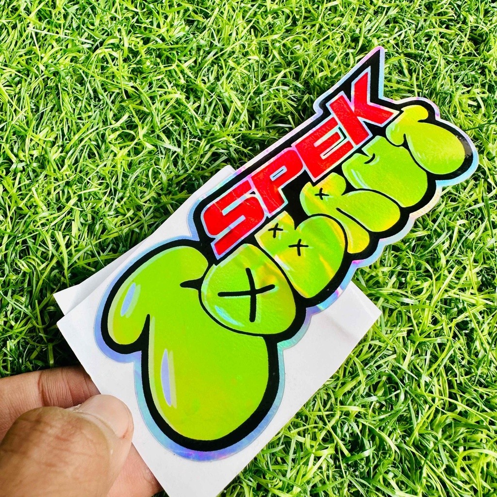 Tobrut Spec Sticker 11x5 cm – Unique Cartoon Design, Precision Cut ...