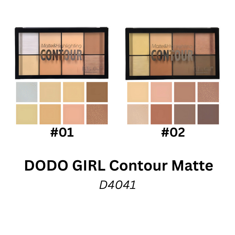 DODO GIRL Contour Matte 8C D4041 Pigmented Color Shading Face Kontour ...