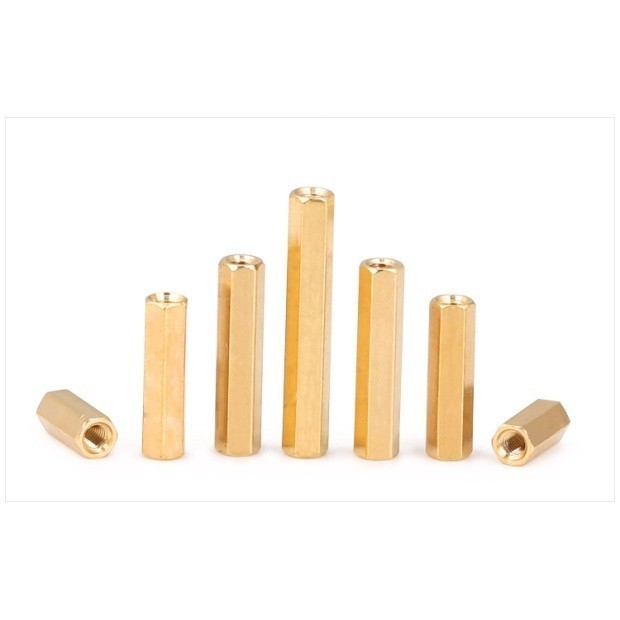 M3 M4 Brass Double Pass Hexagonal Copper Column Isolation Pillar Hex ...