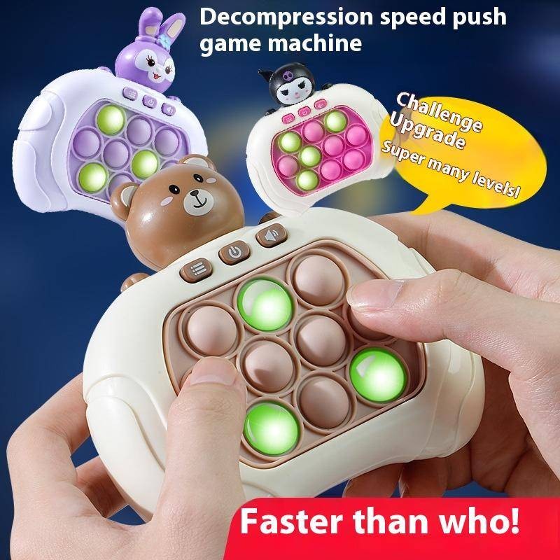 999 Level Quick Push Game Pop It Electronic Speed Educational Toys ...