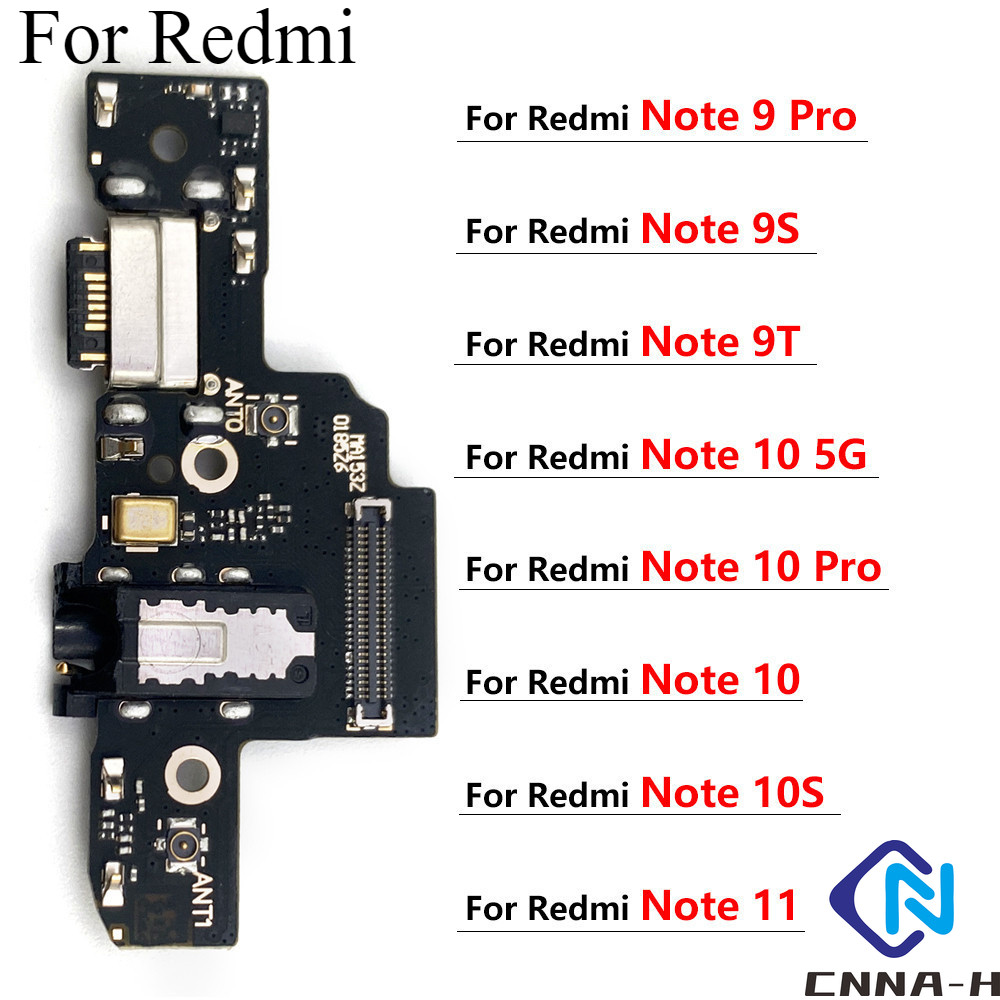 For Redmi Note 11 10S 10 9S 9 Pro 5G USB Charging Port Board Flex Cable ...