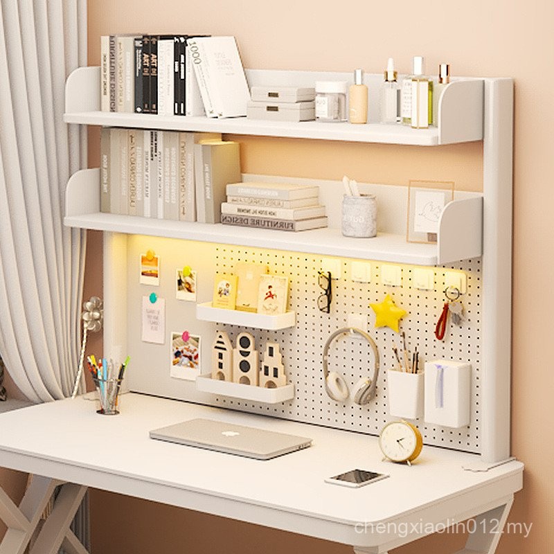 Influencer Student Study Desk Storage Shelf Desktop Shelf Computer Desk ...