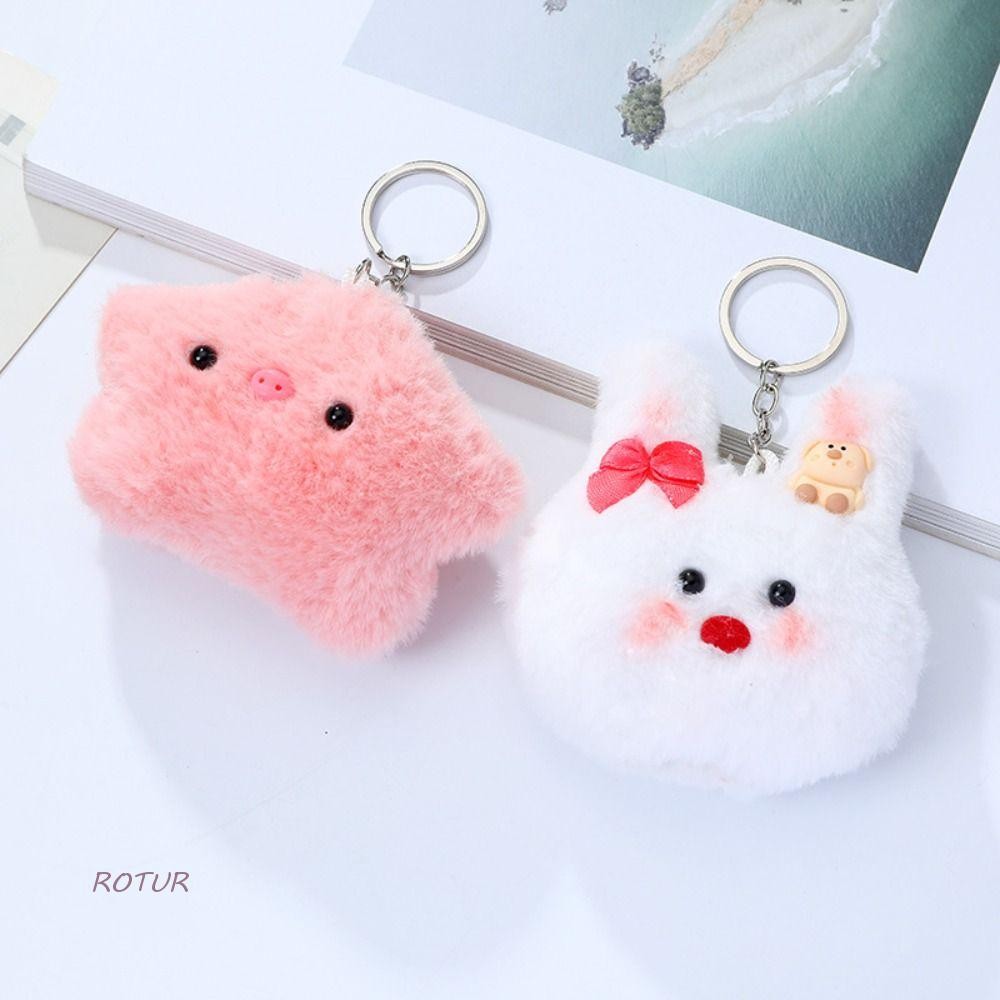 ROTUR Kuromi Plush Keychain, Stuffed Soft Kuromi Plush Bag Charms ...