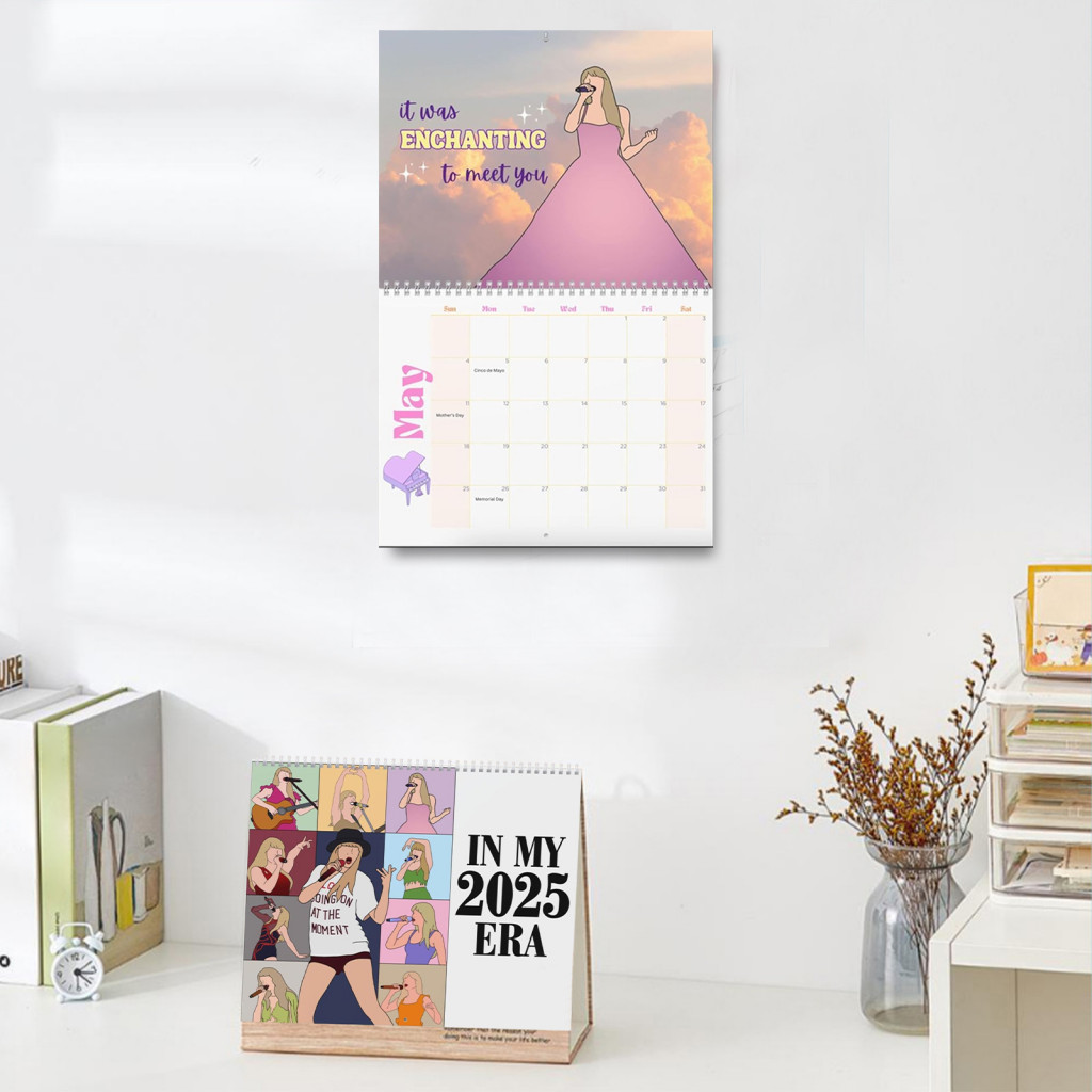 High-quality Paper Calendar 2025 Music Calendar 2025 Hand Drawn ...