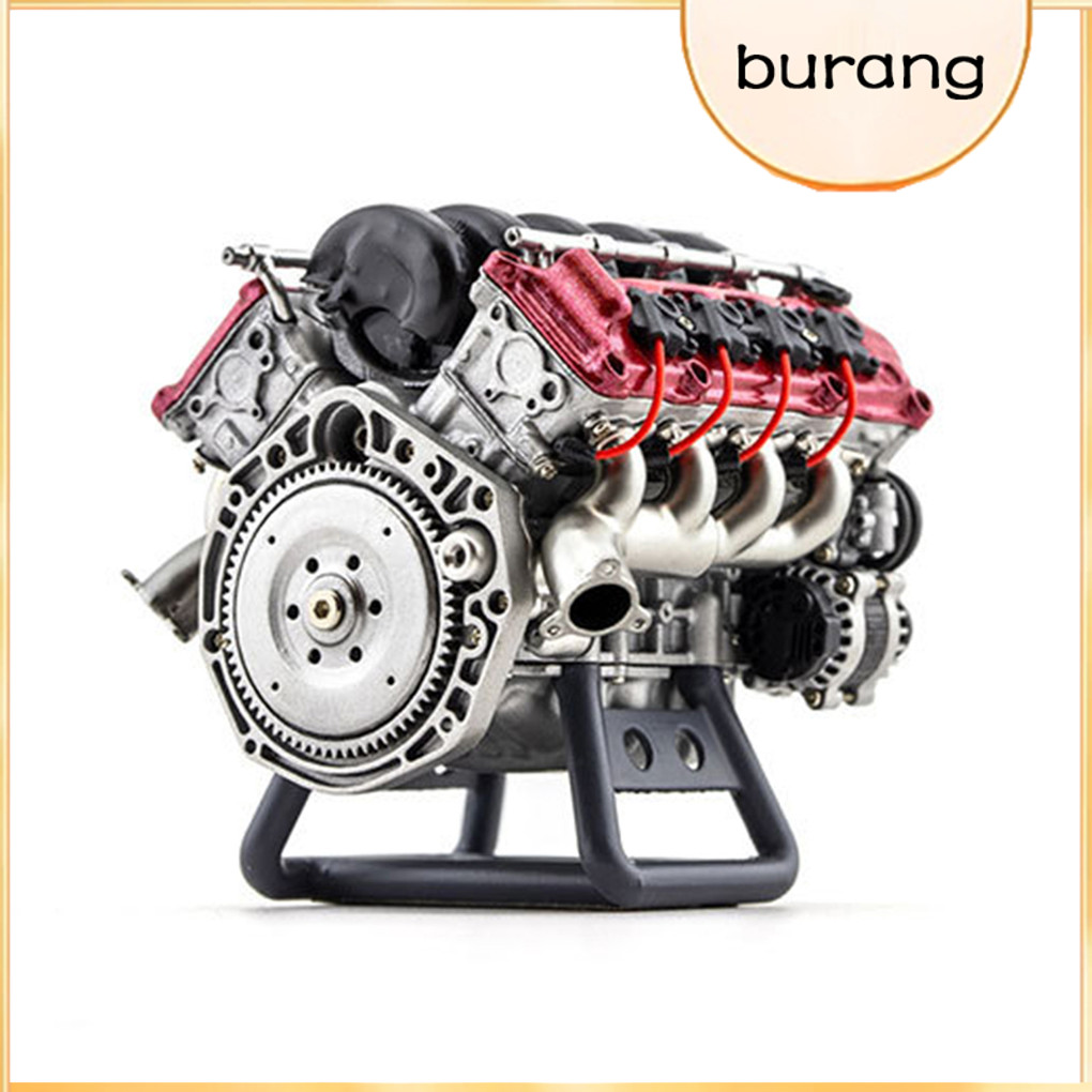 RC Engine Internal Combustion V8 Model Kit With Drive Structure V8 ...