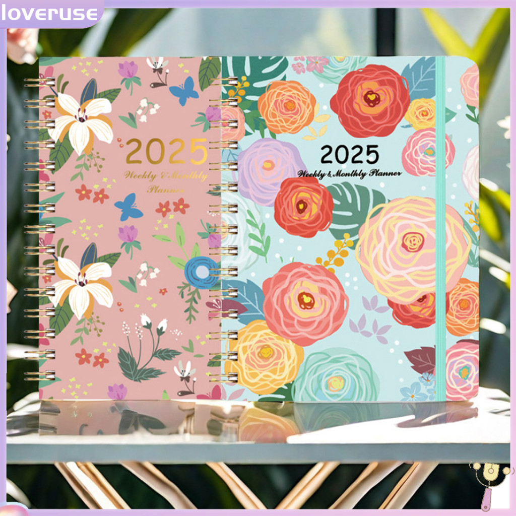 /LO/ 2025 Planner Monthly Weekly Calendar Motivational Quotes Reference ...