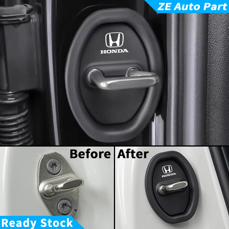 Honda Car Door Lock Protection Cover Silicone Door Lock Shock Absorber ...