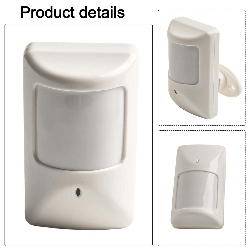 PIR Motion Sensor with Wide Angle View and Customizable Alarm Features | Shopee Malaysia