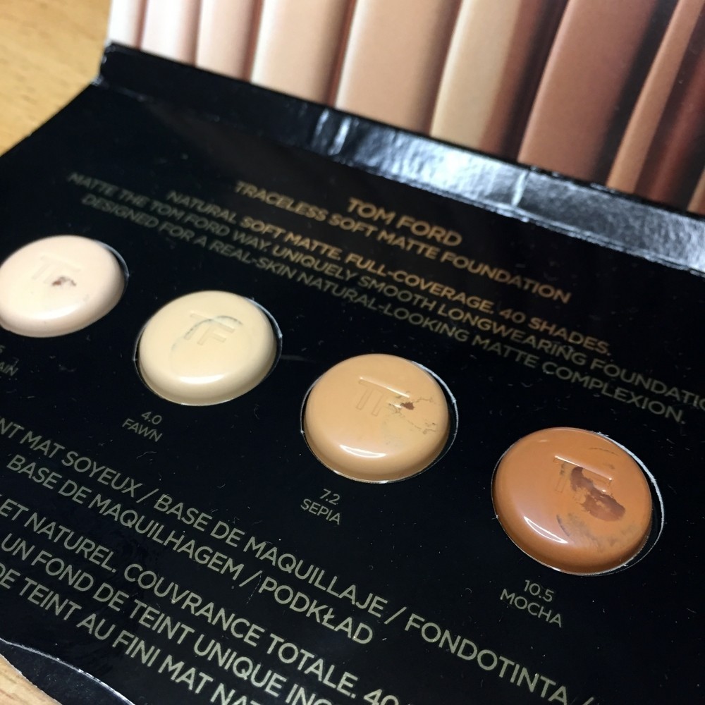 Tom Ford Traceless Soft Matte Foundation Sample Card | Shopee Malaysia