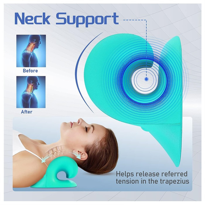 Neck Relaxant Shoulder Relaxer Neck Pull Cushion Chiropractic Pillow ...