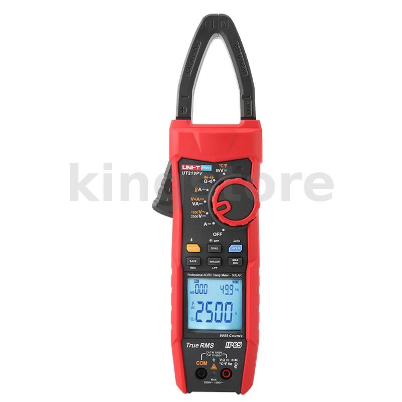 UNI-T Digital Clamp Meter UT219PV 2500V DC 1500V AC 1000A Bluetooth ...