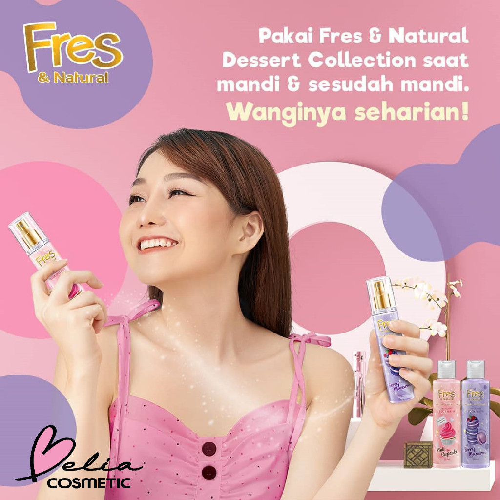 BELIA FRES & Natural Fine Fragrance Mist 100ml | Spray Cologne Body ...