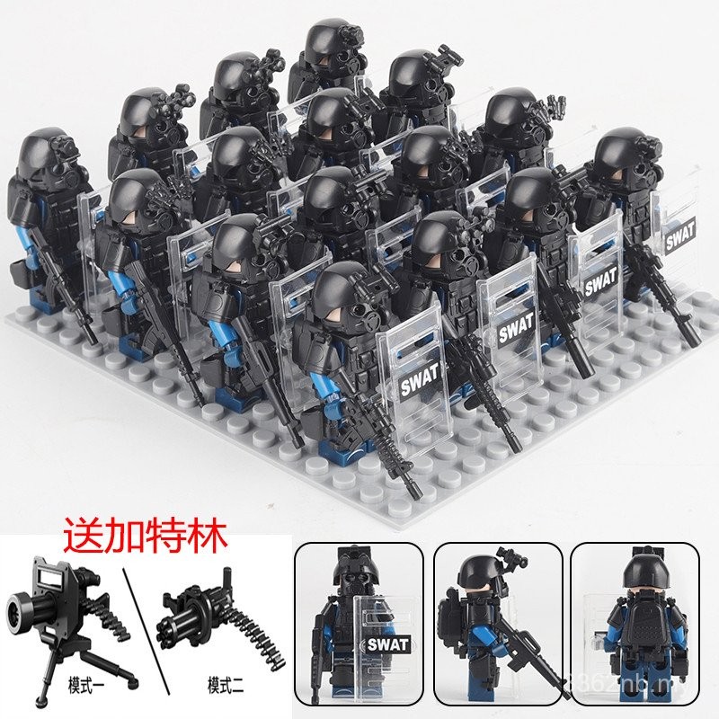 New Military Minifigures Building Blocks Reloaded Special Forces Ghost ...