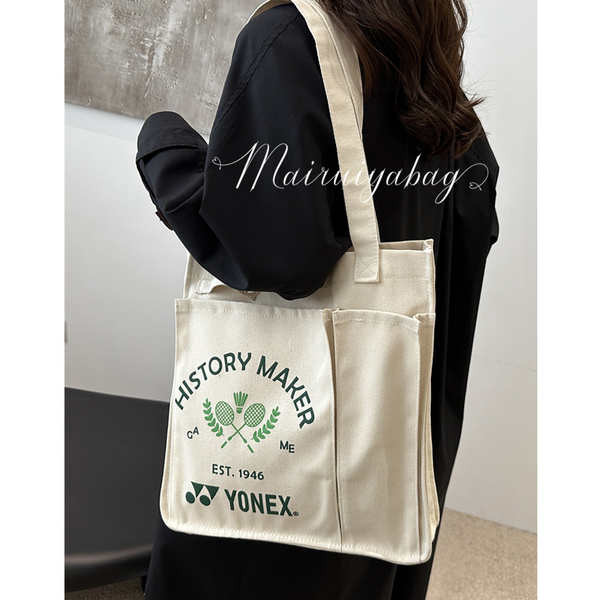 brik bag tote bag aesthetic zip Beg badminton, ins, beg kanvas Jepun ...