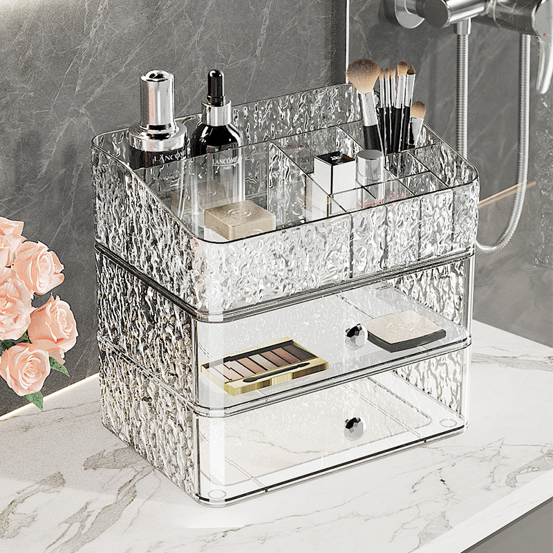 Cosmetic Storage Box Drawer Type Tidy-up Desktop Dressing Table ...