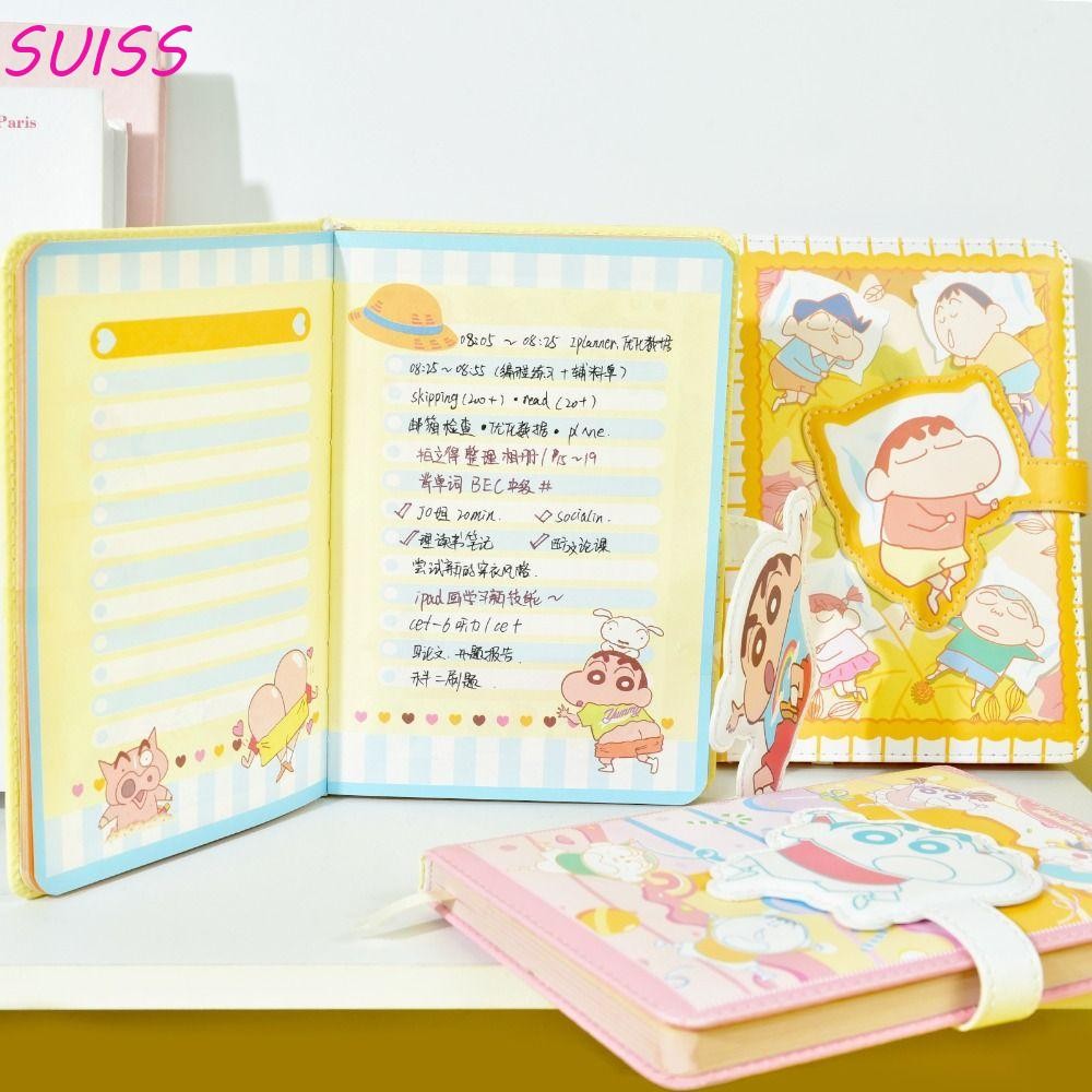 SUISS B5 Cartoon Notebook, Creative Write Smoothly Crayon Shin-Chan ...
