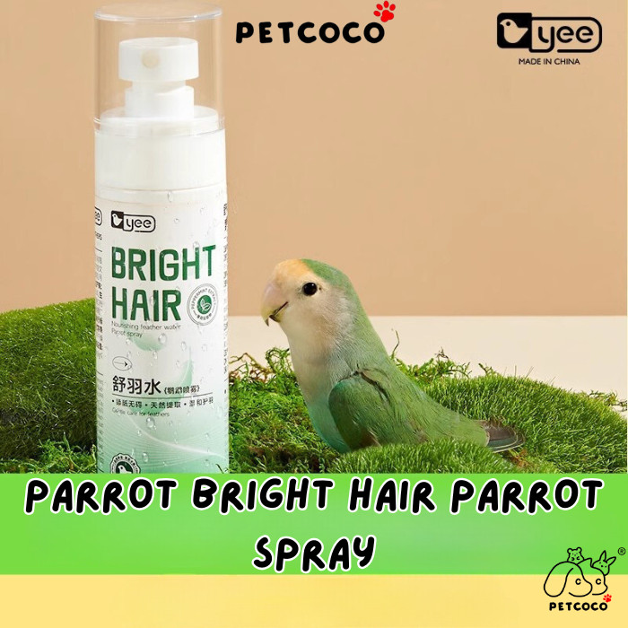 PetCoCo 🐾Yee Bright Hair Parrot Spray 100ml Deodorant Love Bird Budgie ...