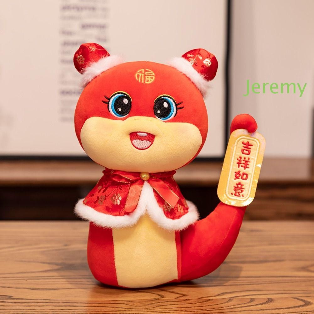 JEREMY1 Snake Plush Doll Pendant, Soft Blessing 2025 Snake Year Mascot ...
