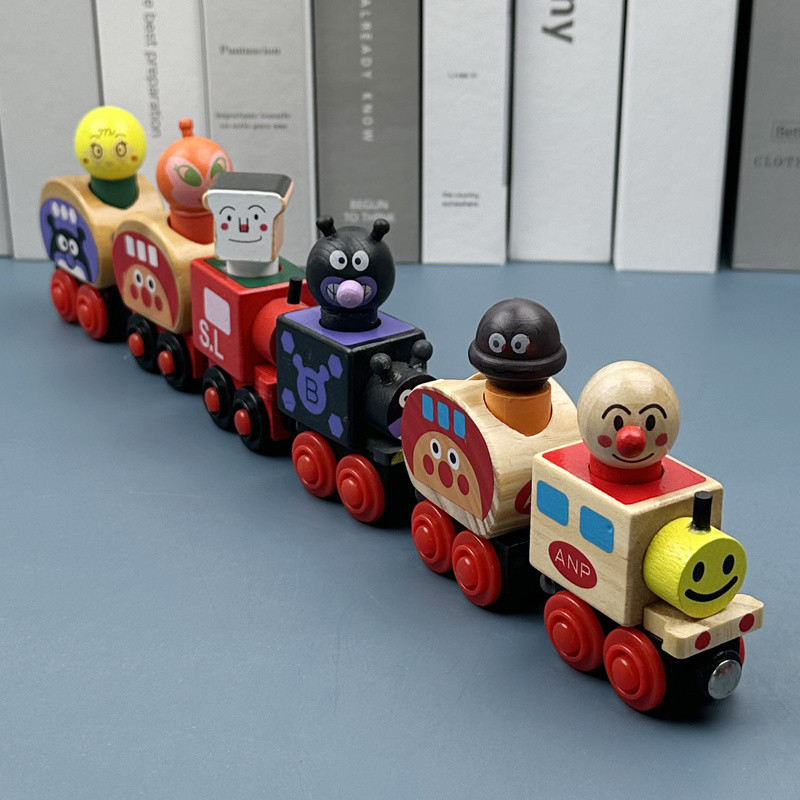 Baby Early Education Puzzle Anpanman Magnetic Combination Tractor ...