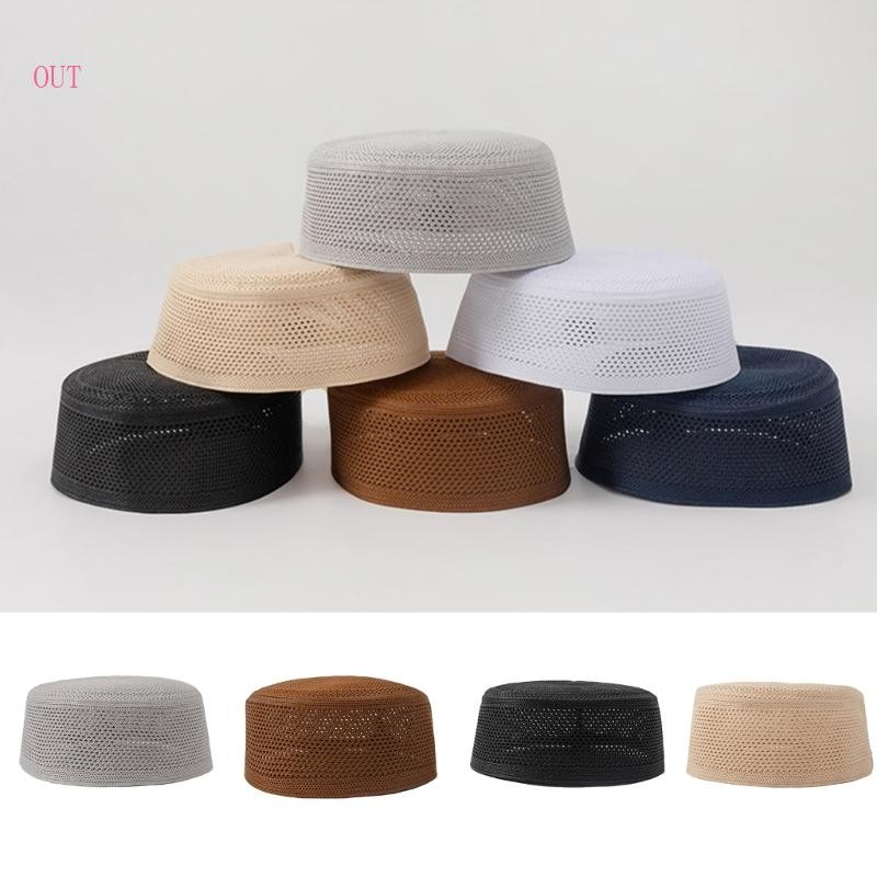 Best EID Ramazan Hijabs Arabian Round Hat Breathable Turban Skull Caps ...