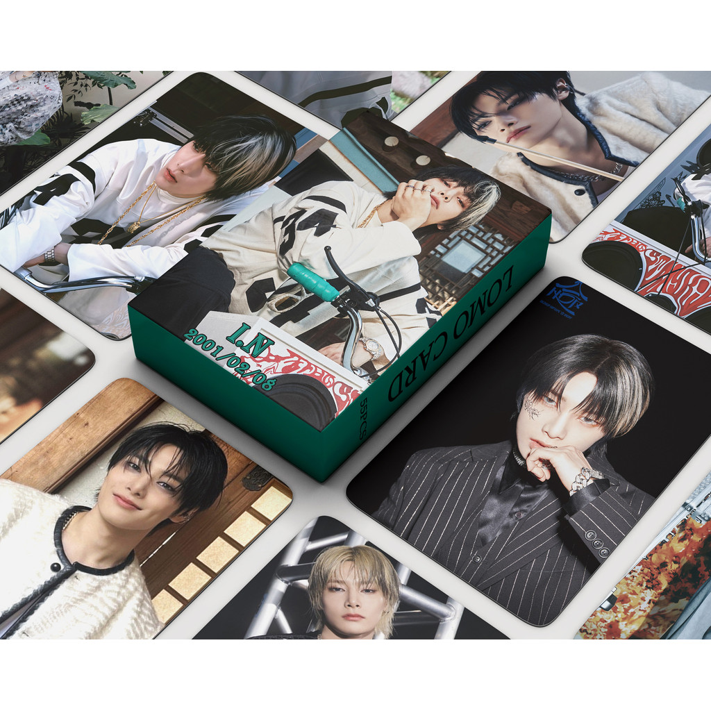 55pcs STRAY KIDS SKZ HOP Lomo cards HIP TAPE comeback UNVEIL TRACK ATE ...