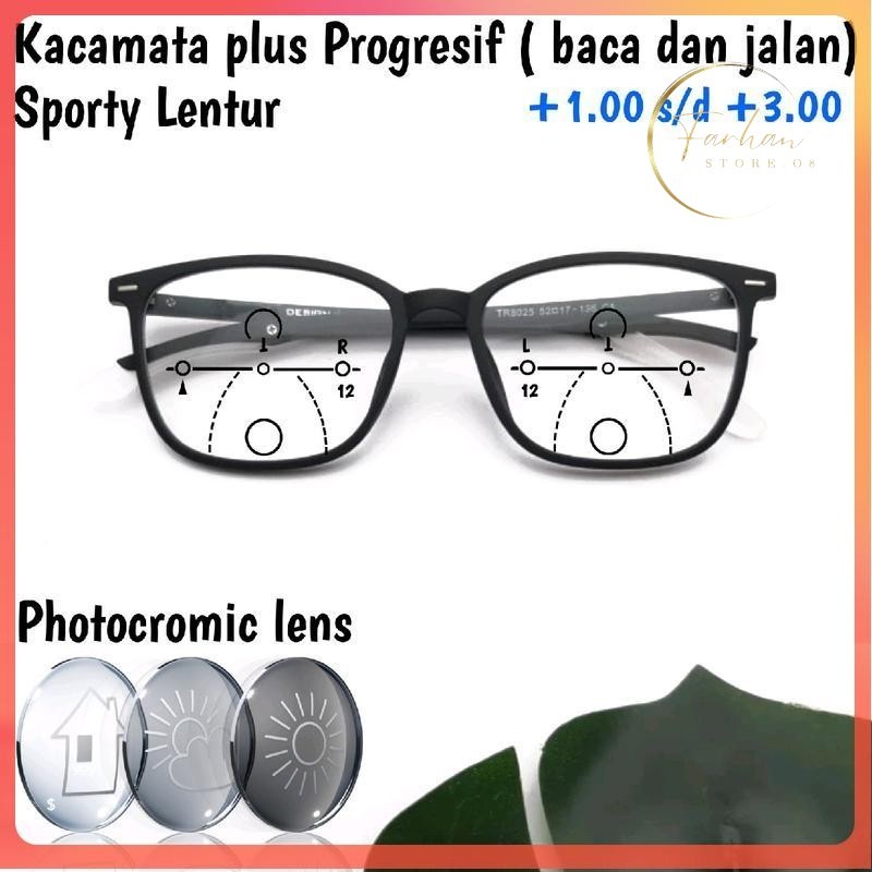 Plus Progressive Reading Glasses (read and walk)| Photochromic Lenses ...