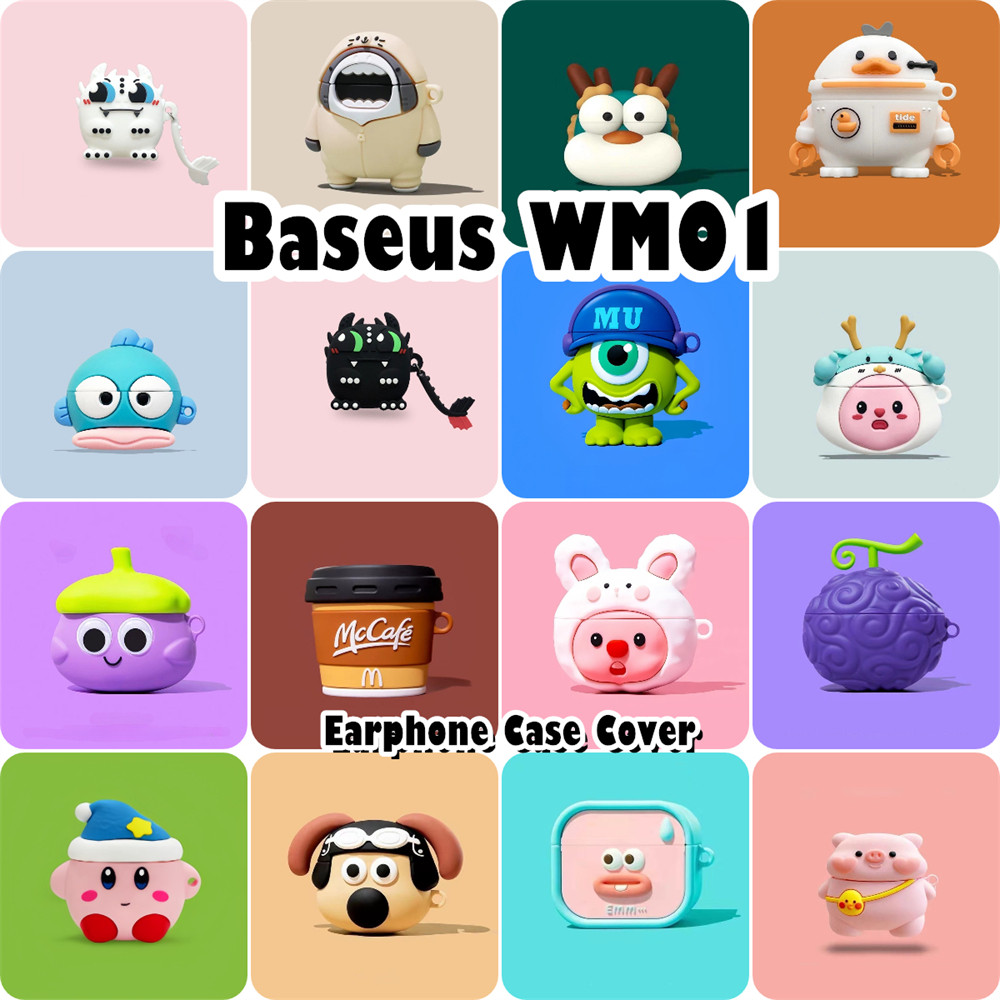 READY STOCK!For Baseus WM01 Case Casing Soft Silicone Earphone Case ...