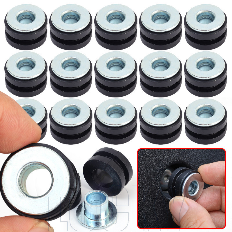 5 Sets M10 Motorcycle Rubber Grommets Gasket Kits - Rubber Grommets ...