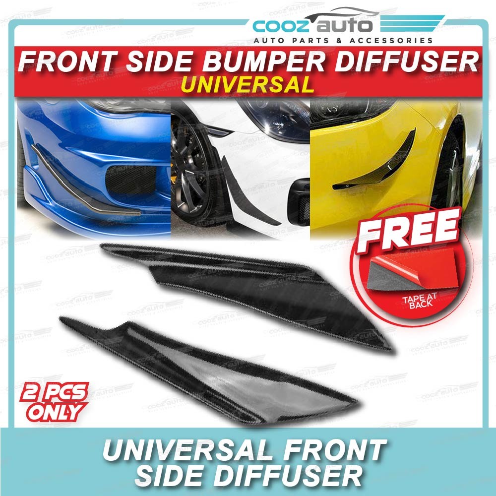 Universal Car Front Bumper Canard Canards Diffuser | Shopee Malaysia