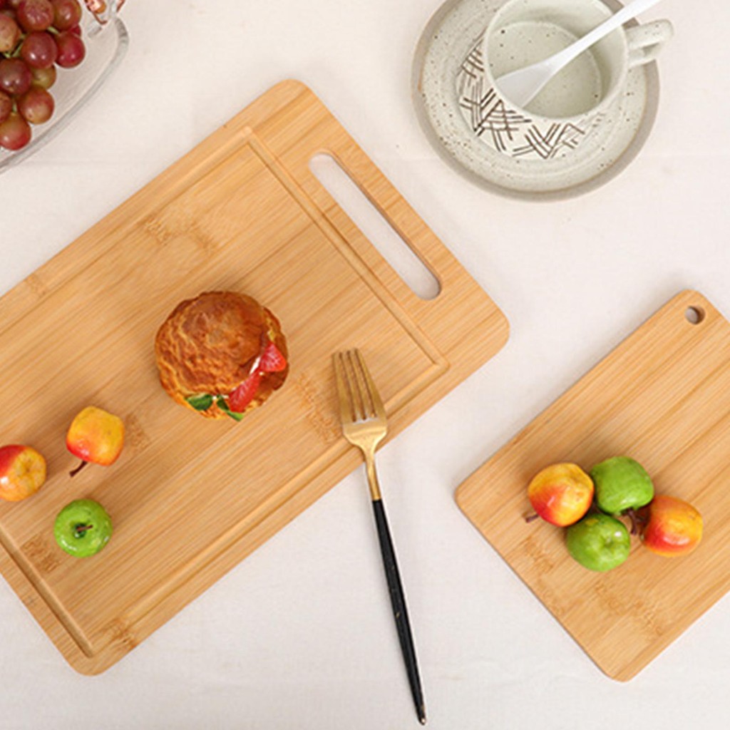 Wooden Chopping Board Wood Cutting Board Kitchenware Bamboo Chopping Pad Multifunctional Cheese ...