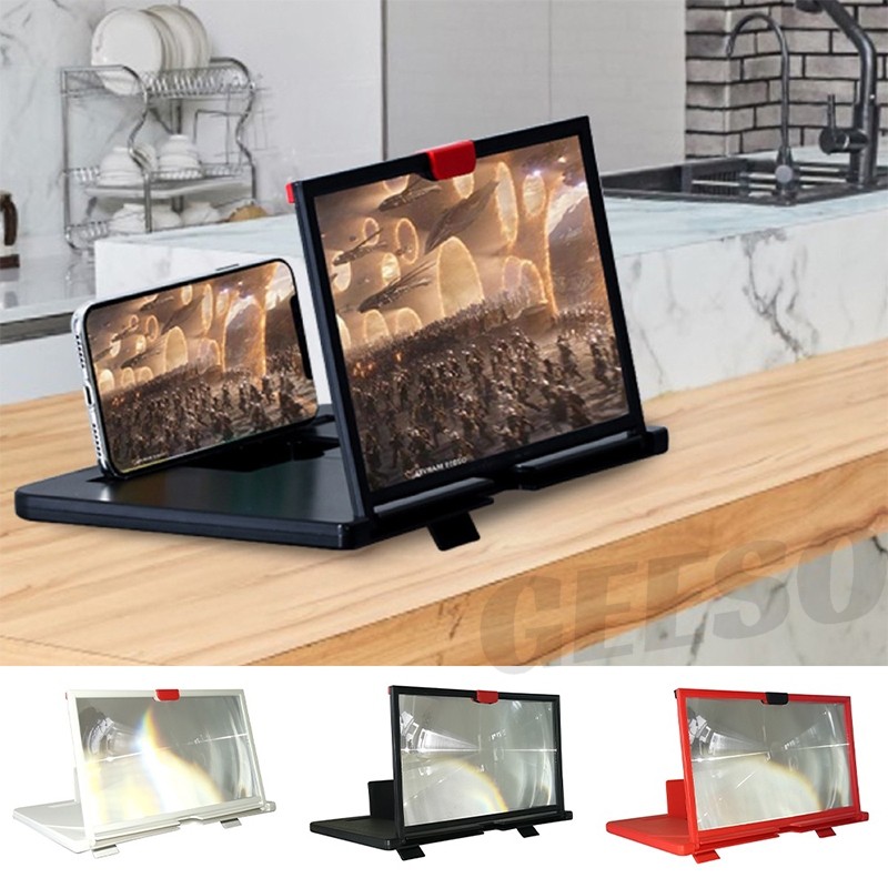 10 Inches 3D Pembesar Skrin Telefon HD Blu-ray High Definition Mobile ...
