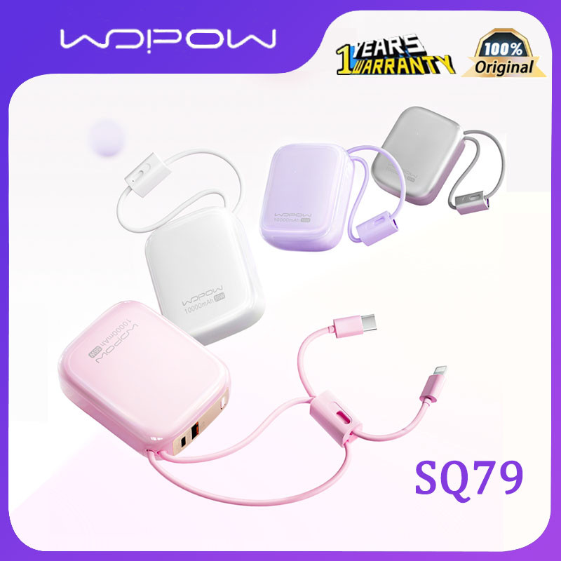WOPOW SQ79 Little Pudding Power Bank 35W Super fast charging, 10,000mah ...