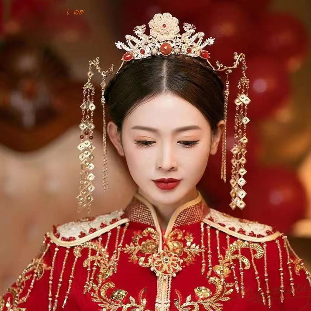 Han Chinese Clothing Hair Crown Unisex Hair Accessory Vintage Metal ...