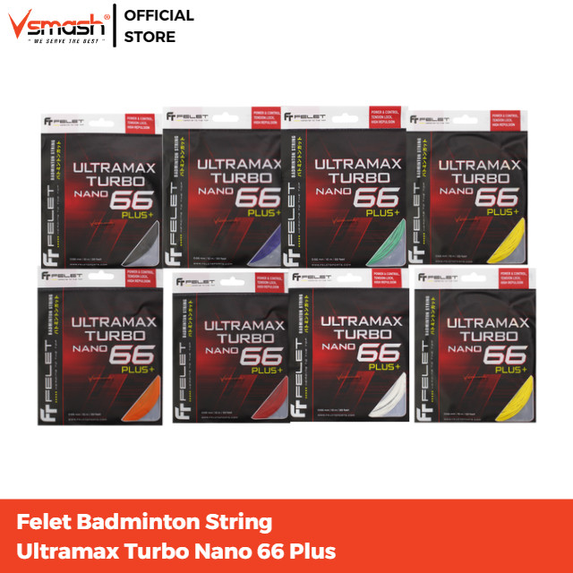 Tali Badminton Felet Ultramax Turbo Nano 66 Plus | Felet Badminton ...
