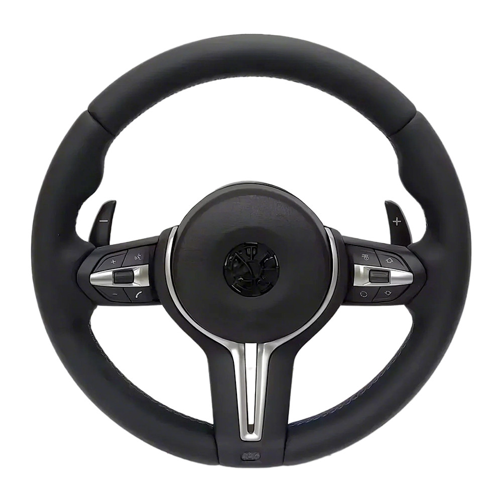 M Sport Full Leather Steering Wheel For BMW M3 F30 F15 F16 F20 F21 F25 ...