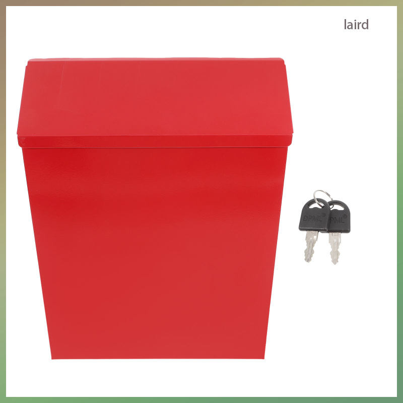 Pastoral Style Mailbox Outdoor Boxes with Key Lock Office laird ...