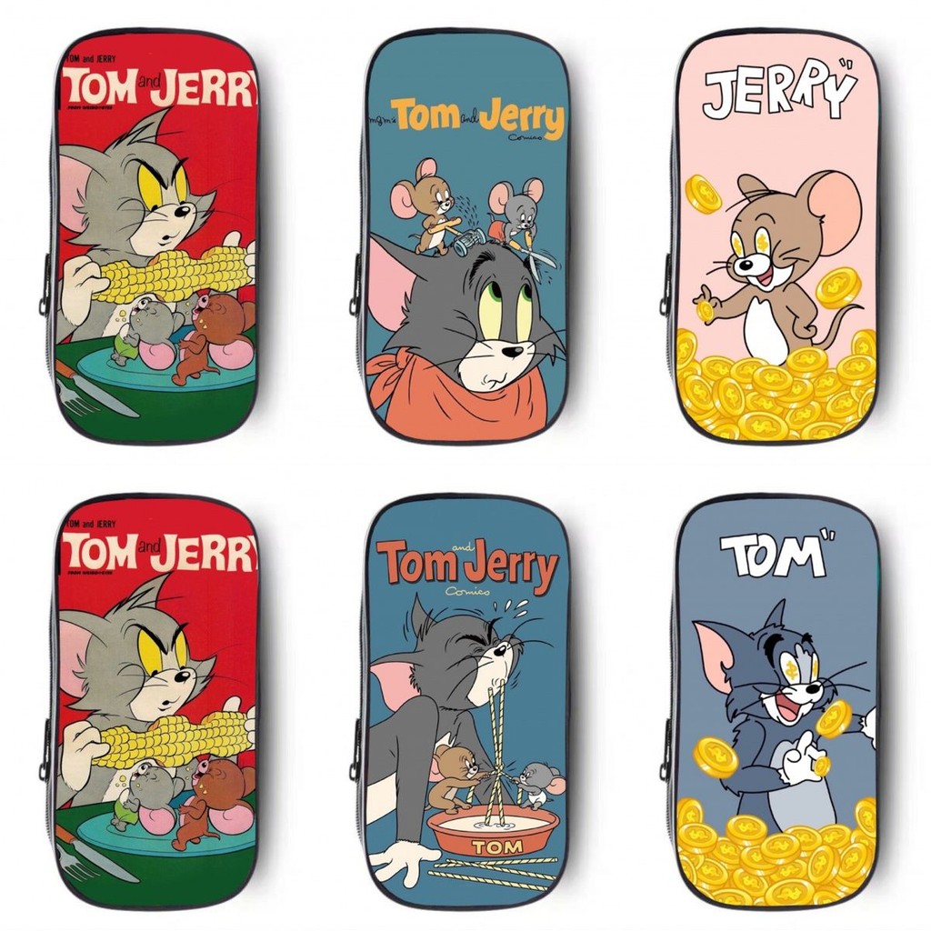 Tom&Jerry Pencil Case Stationery Pencil Storage Waterproof Large ...
