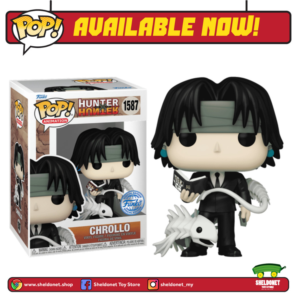 Funko Pop! Animation: Hunter X Hunter- Chrollo Lucilfer [Exclusive ...