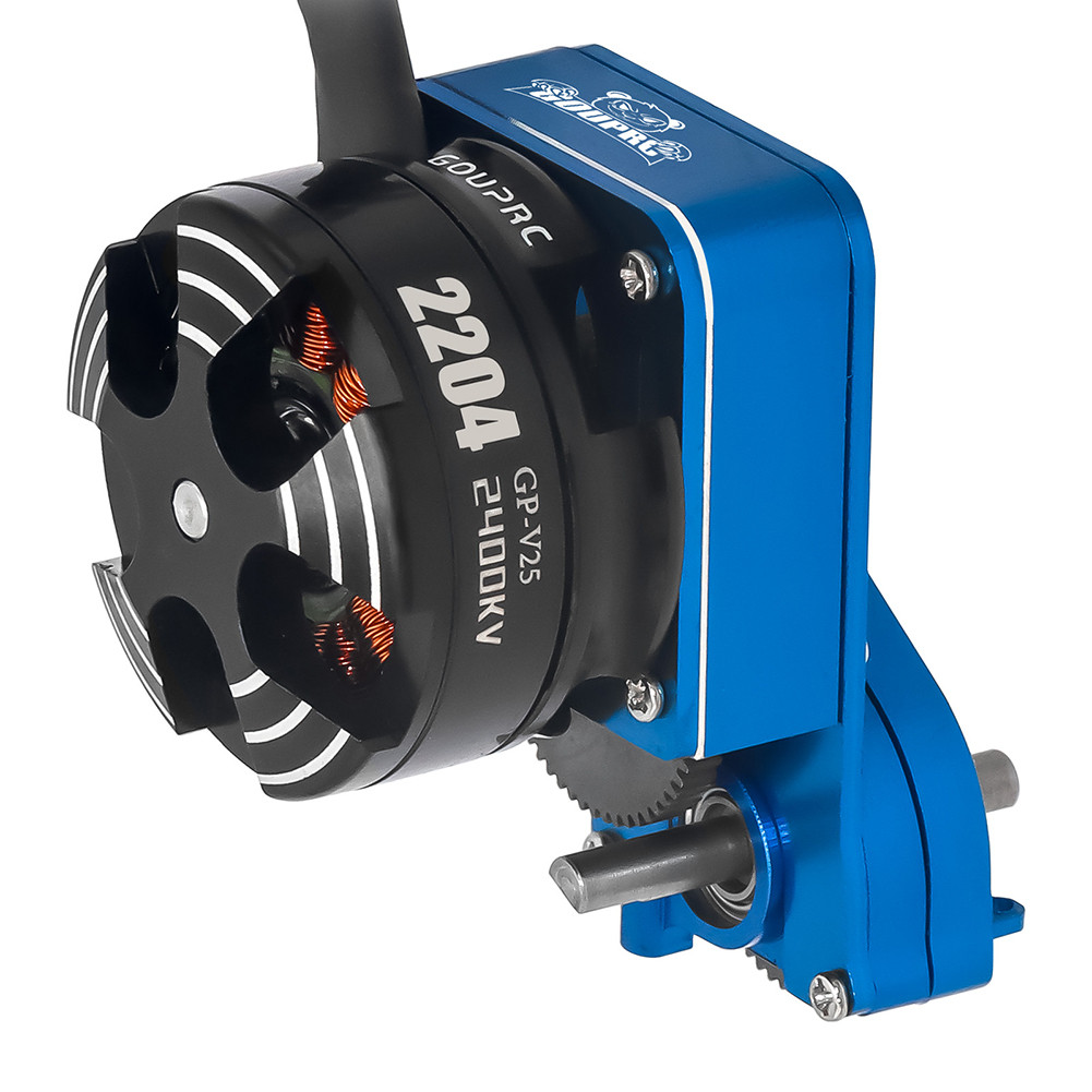 2204 2400KV Brushless Outrunner Motor with Transmission & 30A ESC for 1 ...