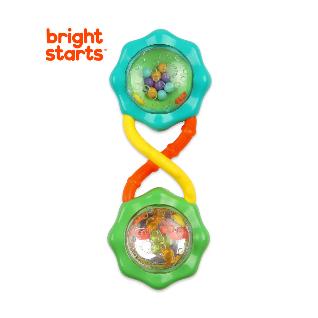 Bright Starts Rattle & Shake Barbell Toy (3m+) | Shopee Malaysia